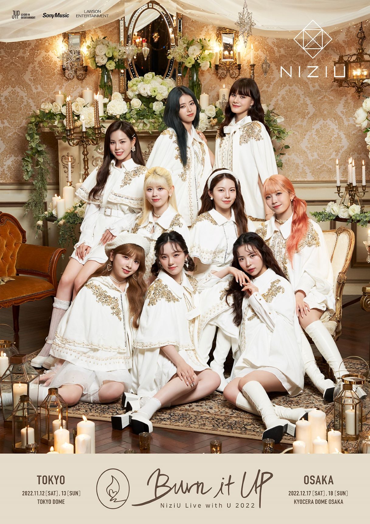 NiziU、1st Tour 「NiziU Live with U 2022 “Light it Up”」東京公演4daysが約4.5万人を動員し、大盛況の中終了！！ 東阪2大都市のドーム公演 ...